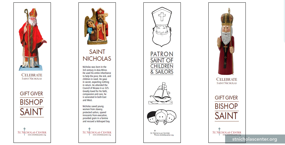 Bookmarks to Print ::: St. Nicholas Center
