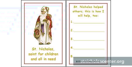 Helper Cards ::: St. Nicholas Center